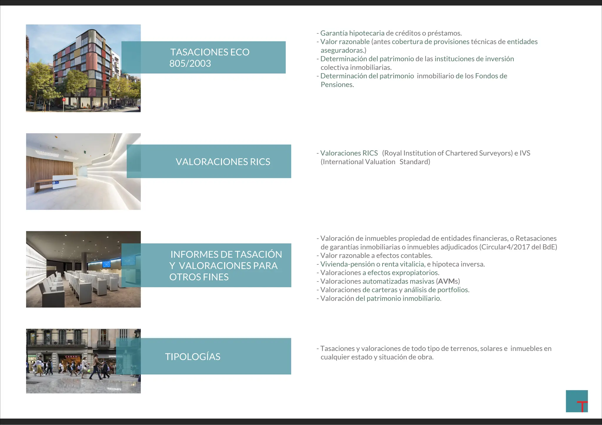 Tasvalor. Tasaciones y Valoraciones. Dossier | PDF