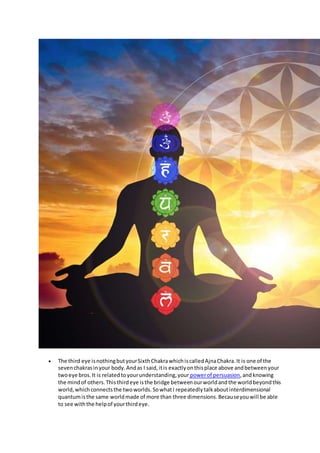 (129) how to open third eye | DOCX