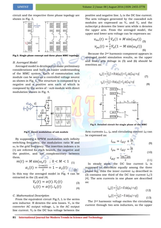 Fuzzy Logic Controller Based on Voltage Source Converter-HVDC with MMC Topology | PDF | Radio ...