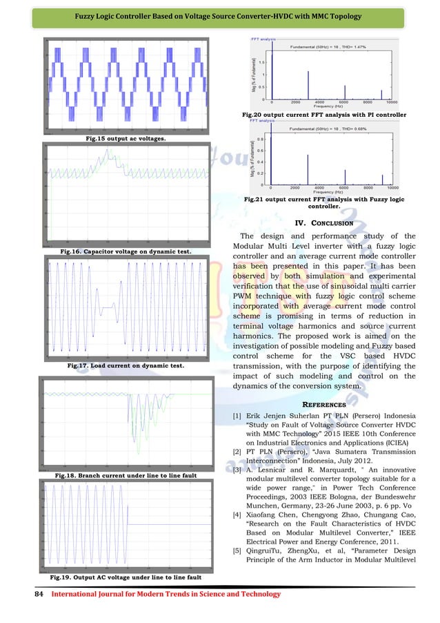 Fuzzy Logic Controller Based on Voltage Source Converter-HVDC with MMC Topology | PDF | Radio ...