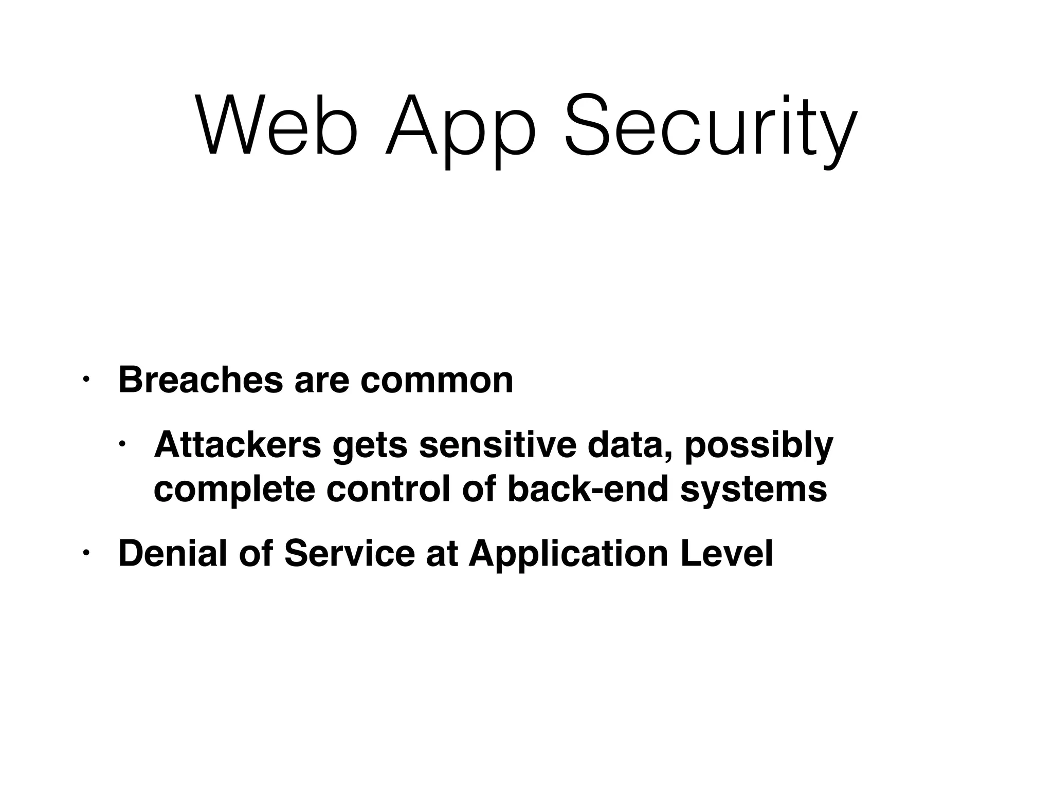 Ch 1: Web Application (In)security & Ch 2: Core Defense Mechanisms | PDF
