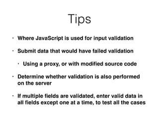 Ch 5: Bypassing Client-Side Controls | PPT