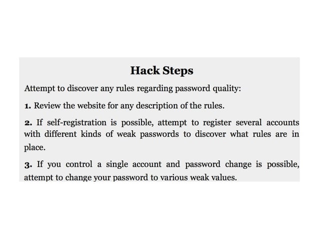 Ch 6: Attacking Authentication | PDF