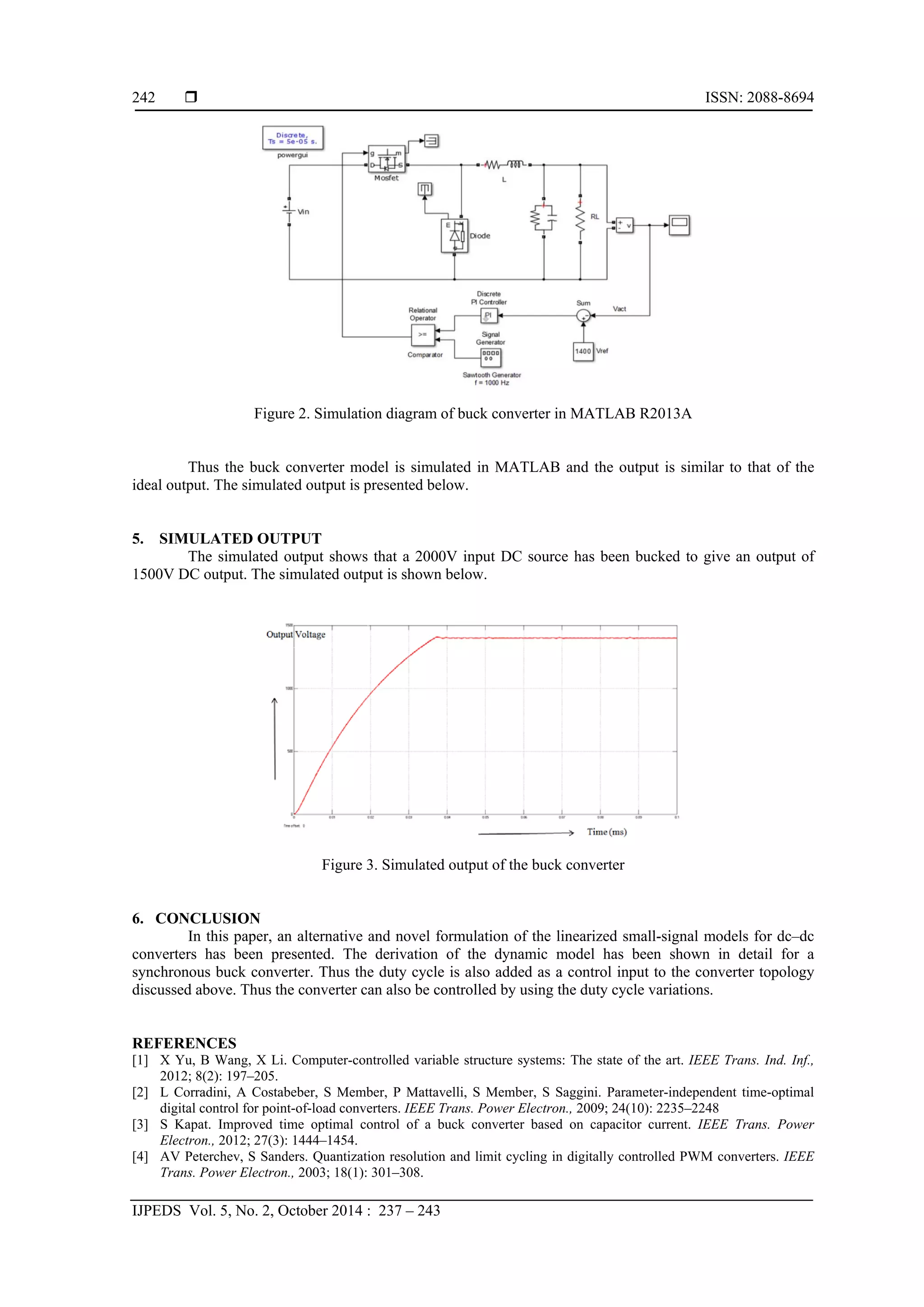 Modelling of Variable Frequency Synchronous Buck Converter | PDF