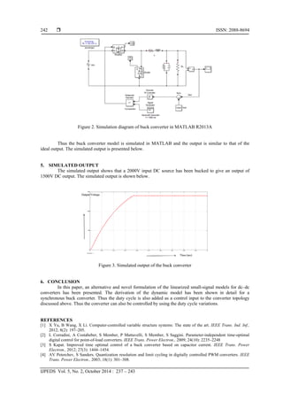 Modelling of Variable Frequency Synchronous Buck Converter | PDF