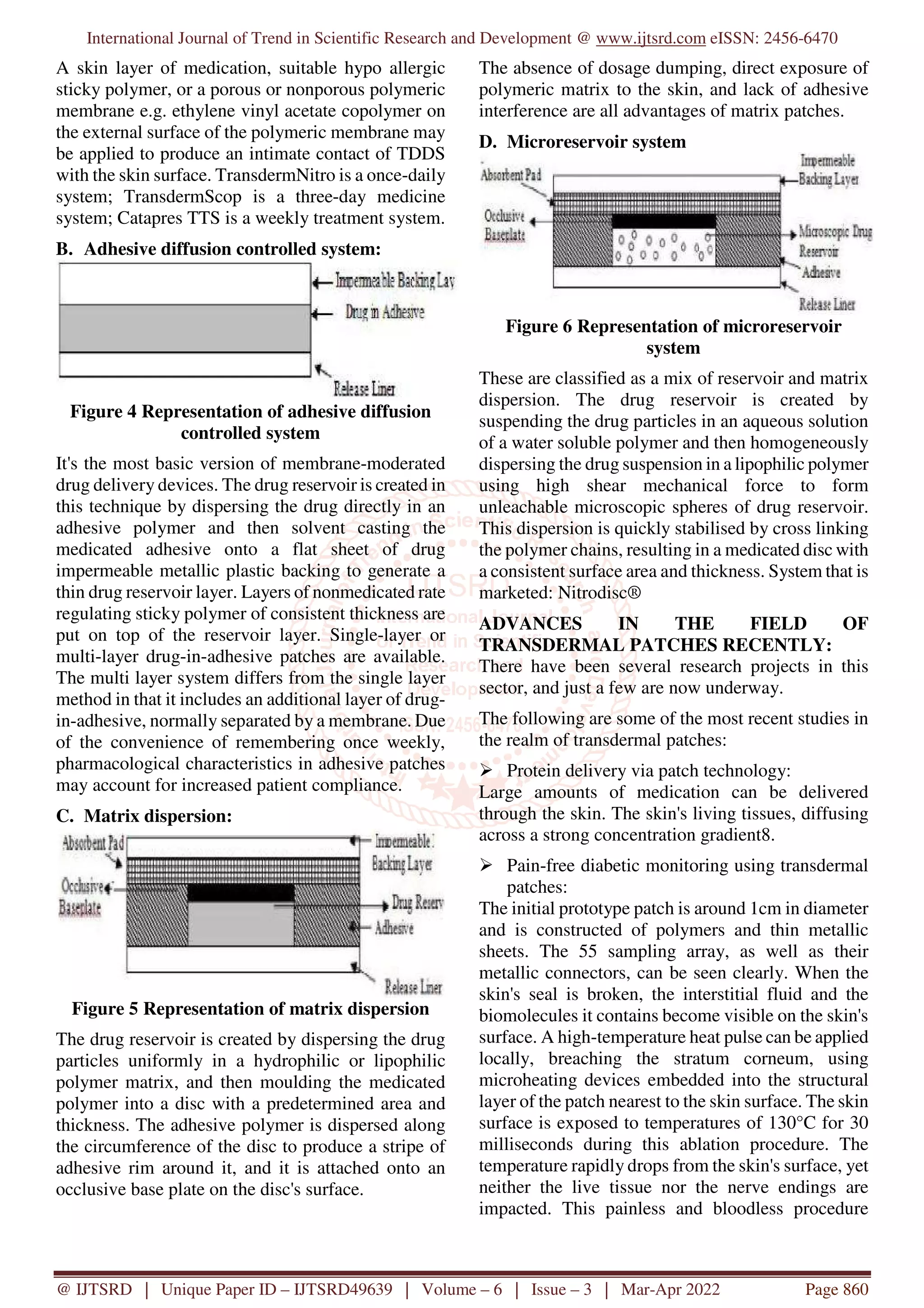 Transdermal Drug Delivery System A Review | PDF
