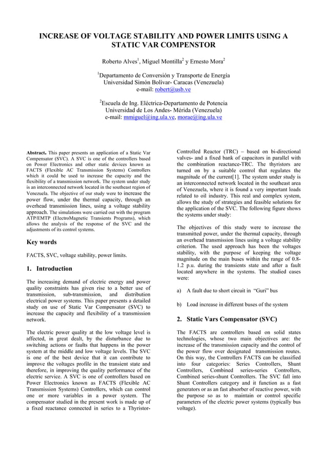 129 venezuelan static var compensator | PDF