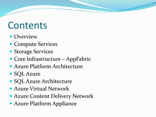Microsoft Azure | PPTX | Cloud Computing | Internet