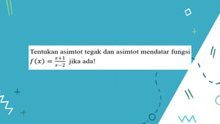 12 A1 kelompok 6: Asimtot Datar, Tegak, dan Miring | PPTX