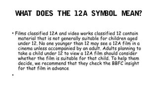 12A and 12 RATINGS | ODP