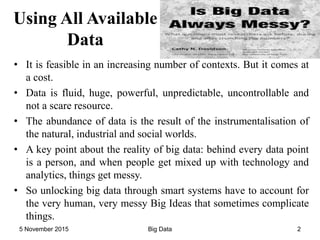 big data messy | PPT