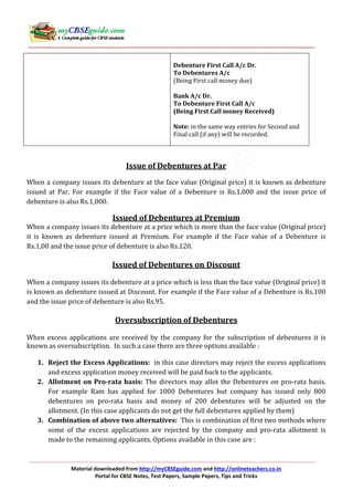 12 accountancy keynotes_ch08_issue_of_debentures | PDF | Stocks and ...