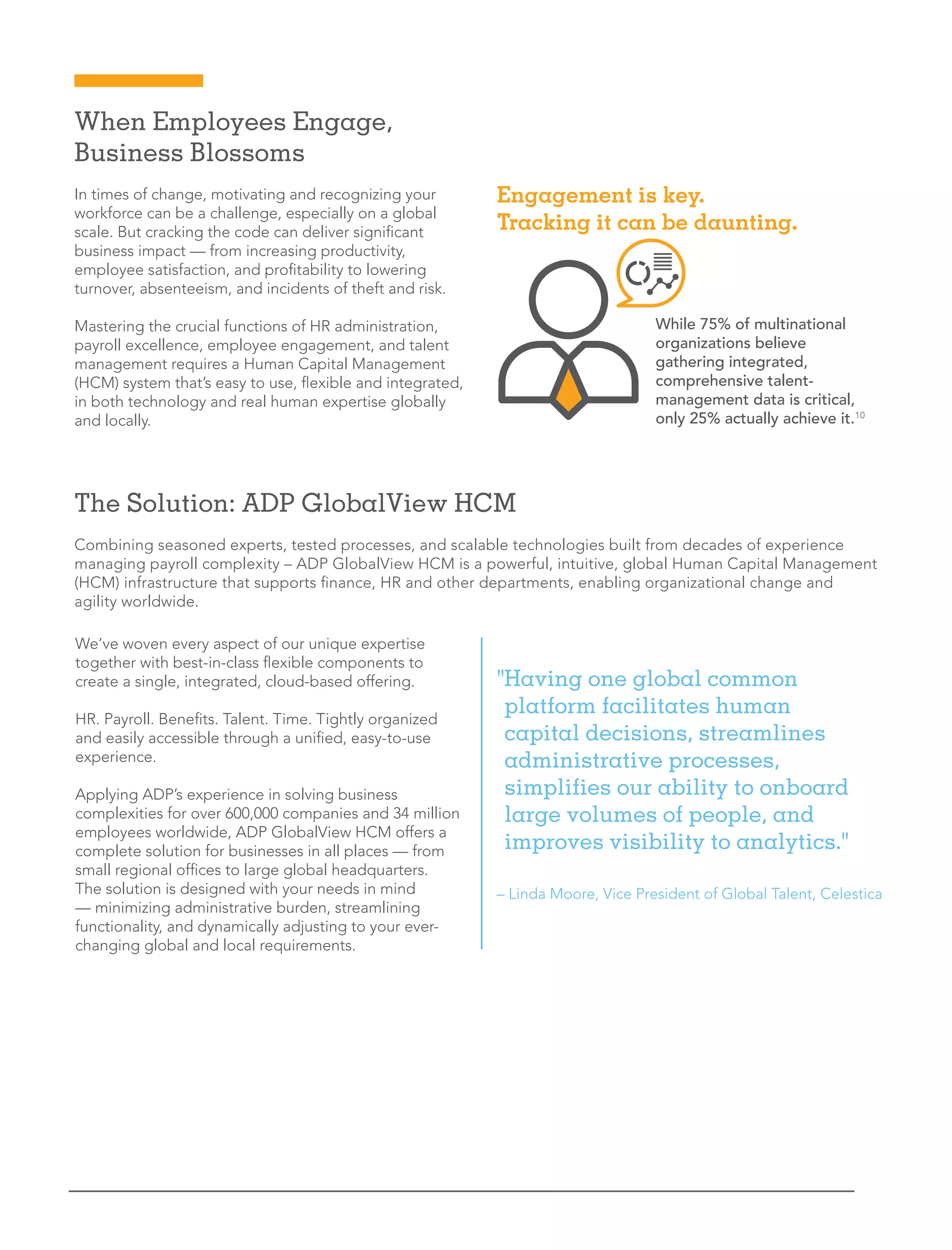 One Globalview Facilitating HCM | PDF