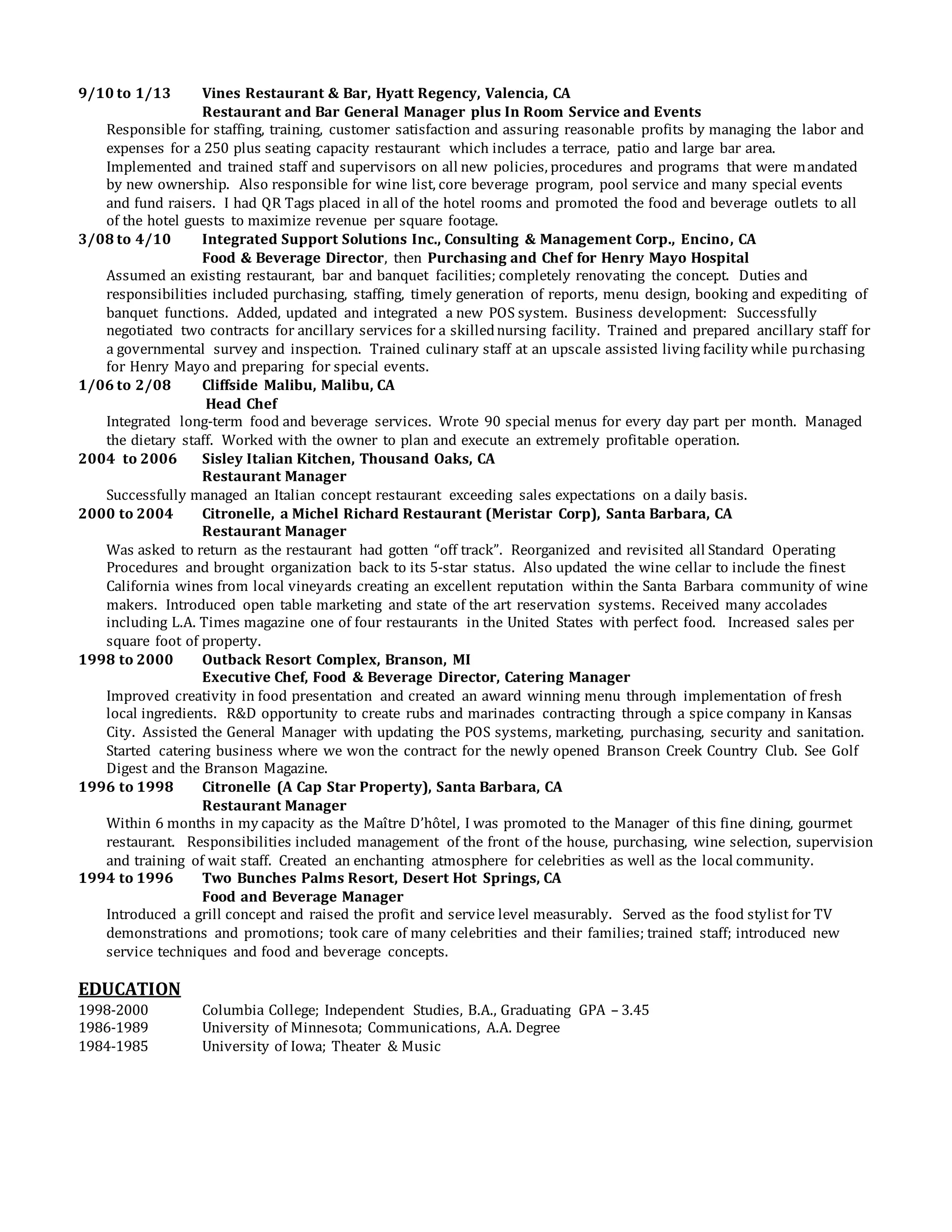 Clark Sarchet Resume | DOCX
