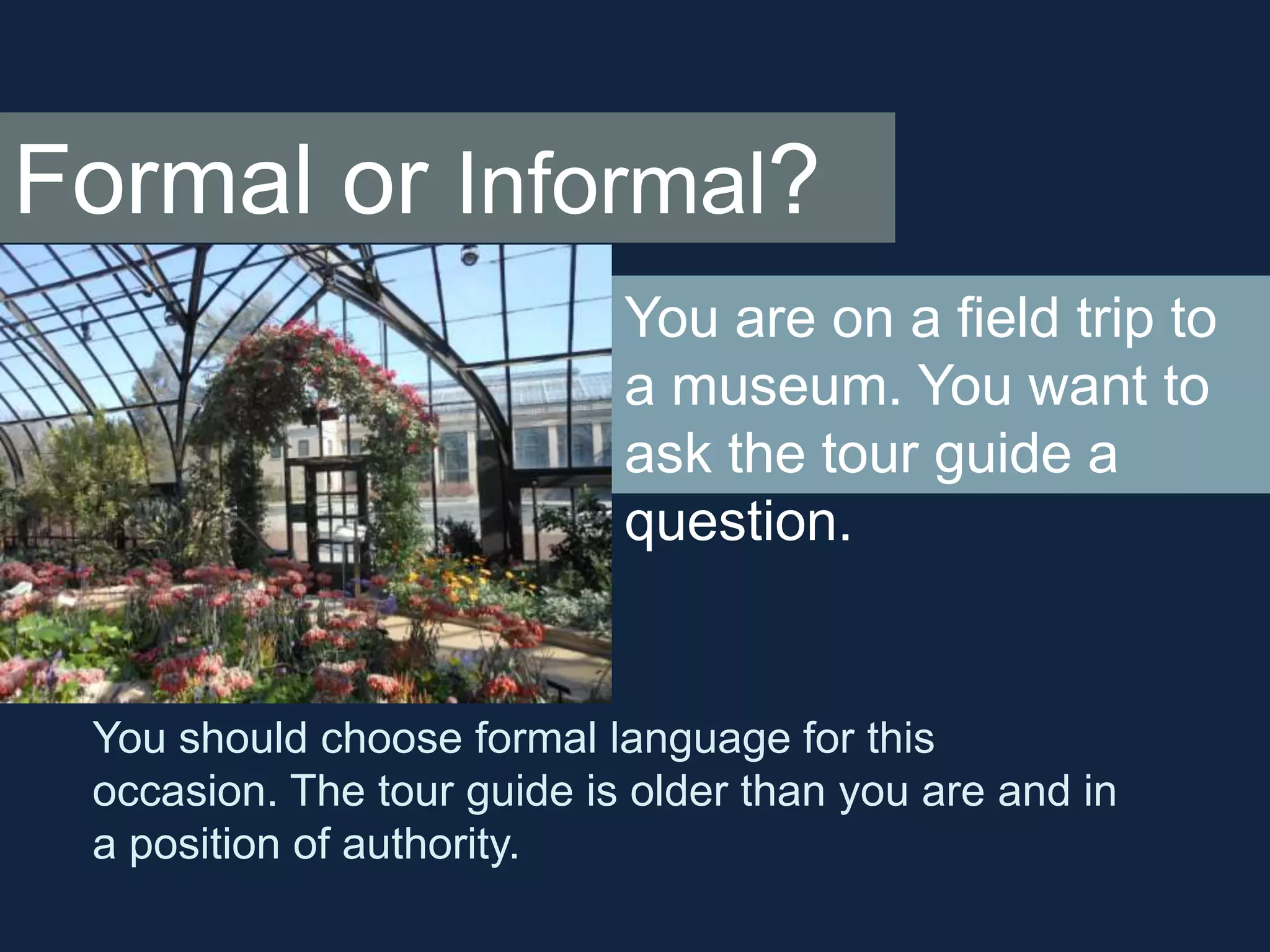 Formal and Informal Language | PPTX