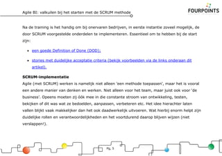12. Agile BI: valkuilen bij het starten met de SCRUM methode | PPT