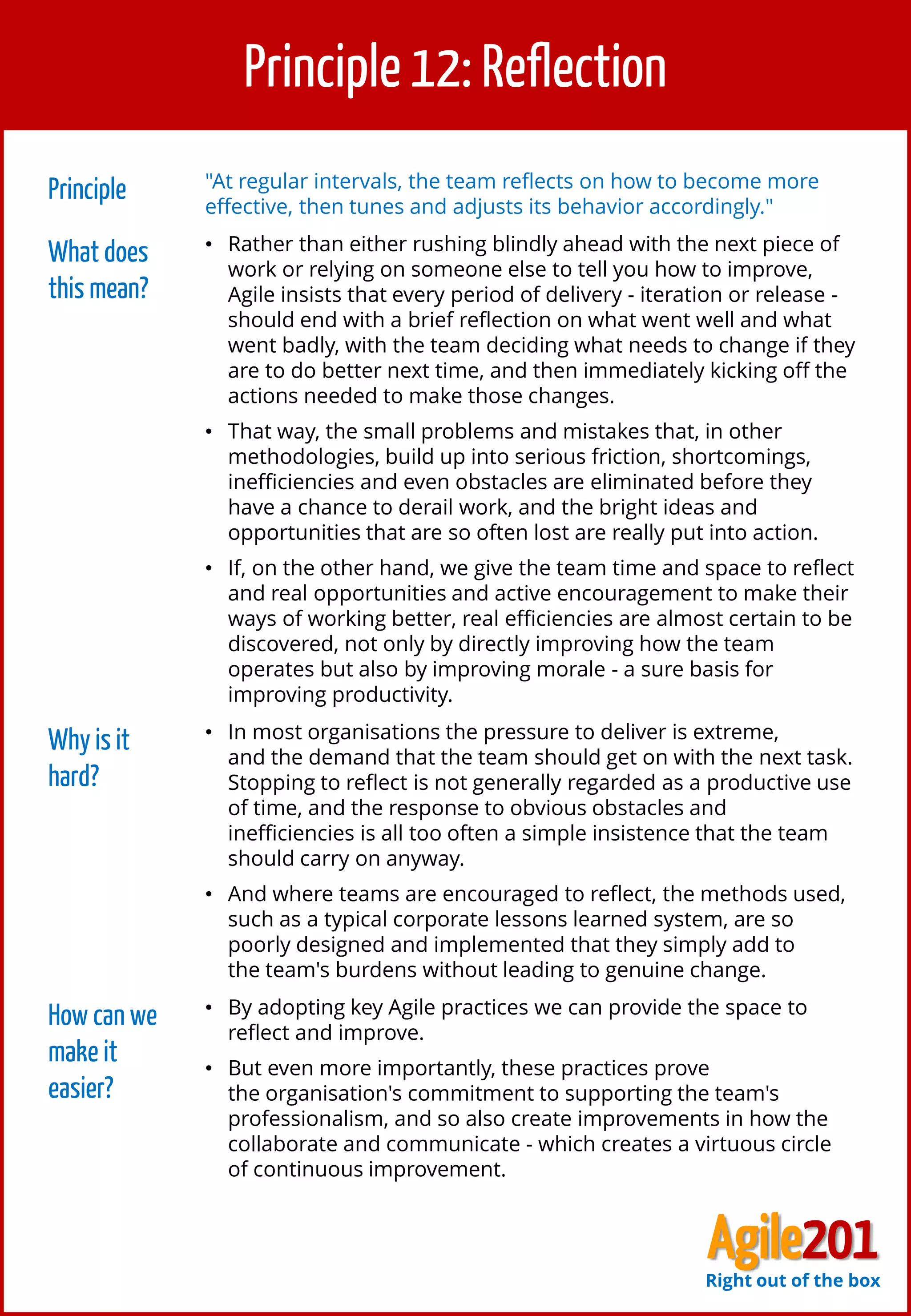 The 12 Agile Principles | PPTX