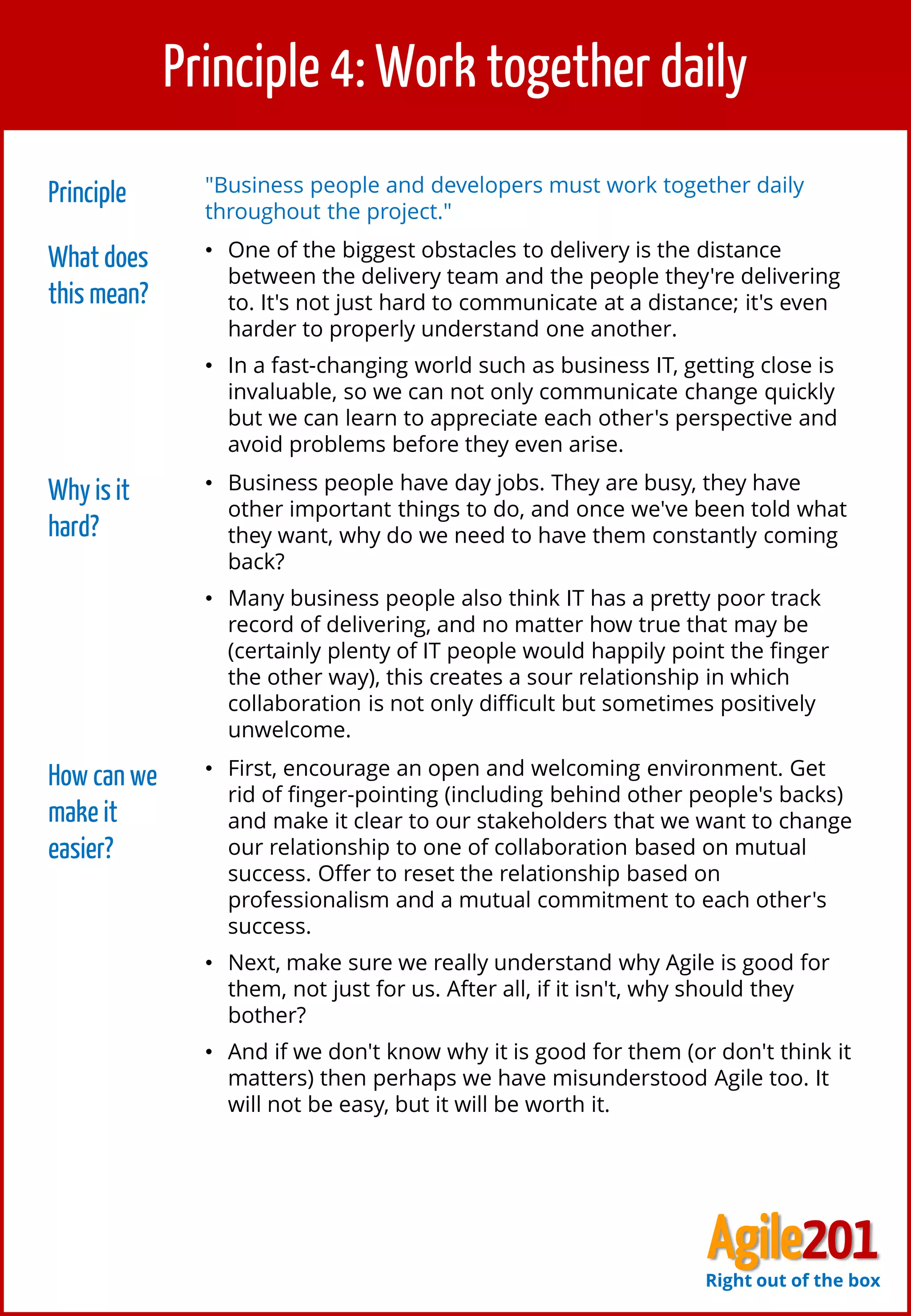 The 12 Agile Principles | PPTX