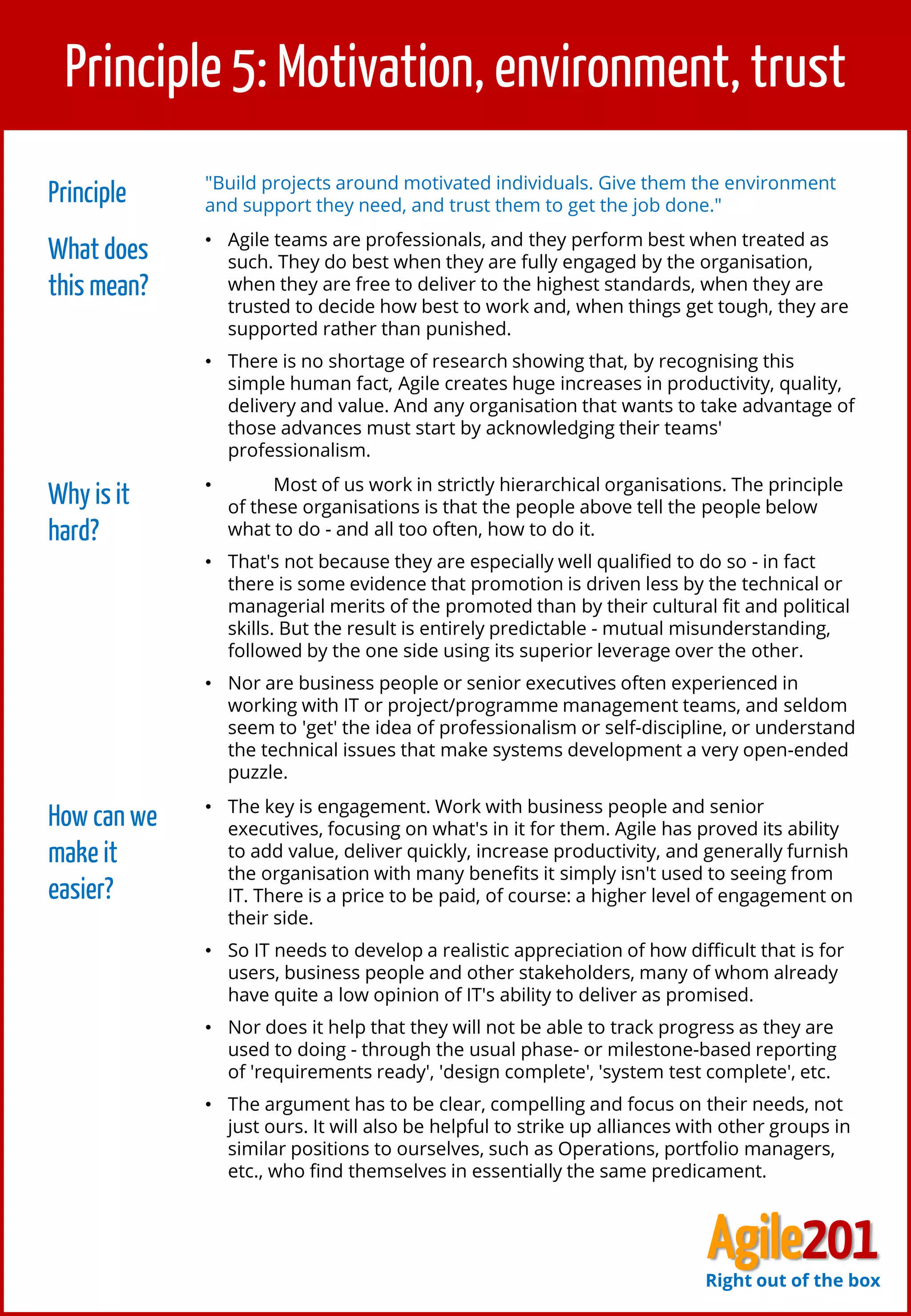 The 12 Agile Principles | PPTX