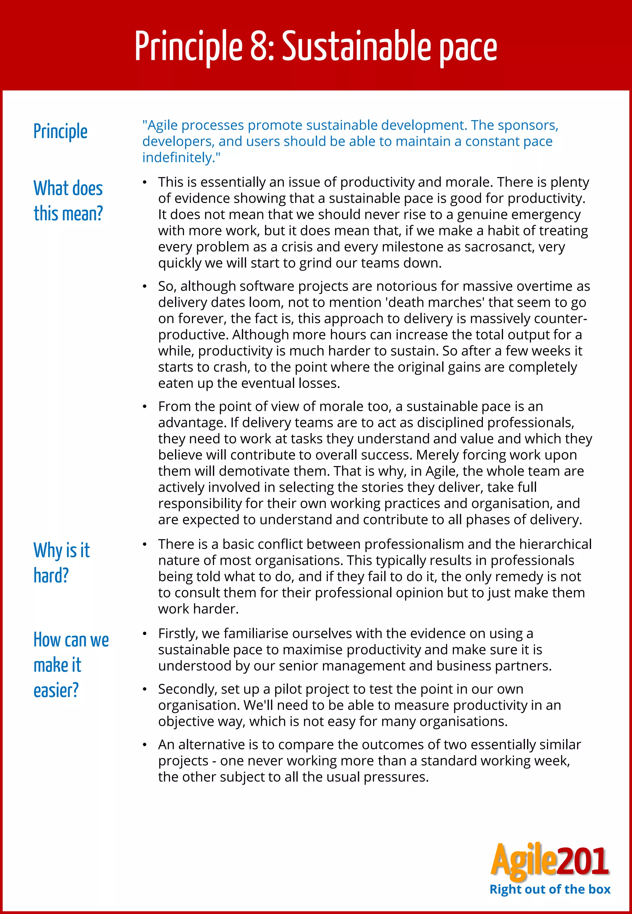 The 12 Agile Principles | PPTX