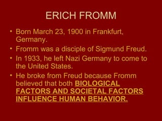Great Thinkers Series: Freud and Fromm Lecture | PPT
