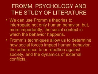 Great Thinkers Series: Freud and Fromm Lecture | PPT