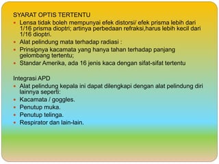 ALAT PELINDUNG DIRI DALAM PELAKSANAAN K3 | PPT