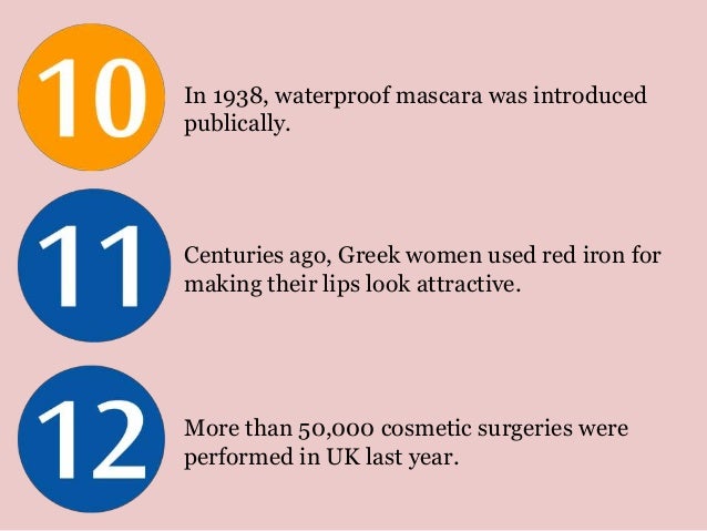 12 Amazing Facts About Cosmetics