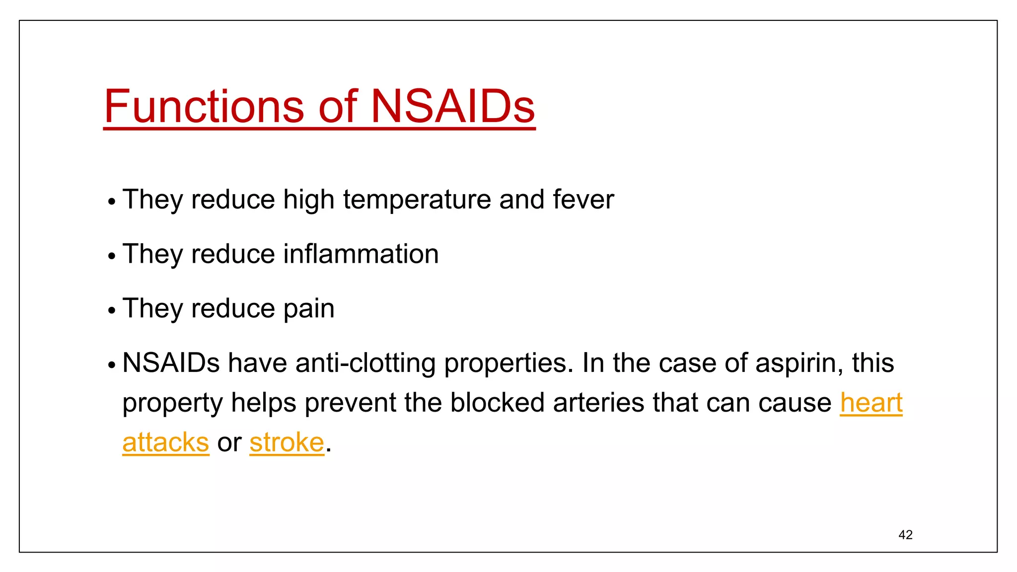 analgesics and anti inflammatory drugs - Session 1 | PPTX