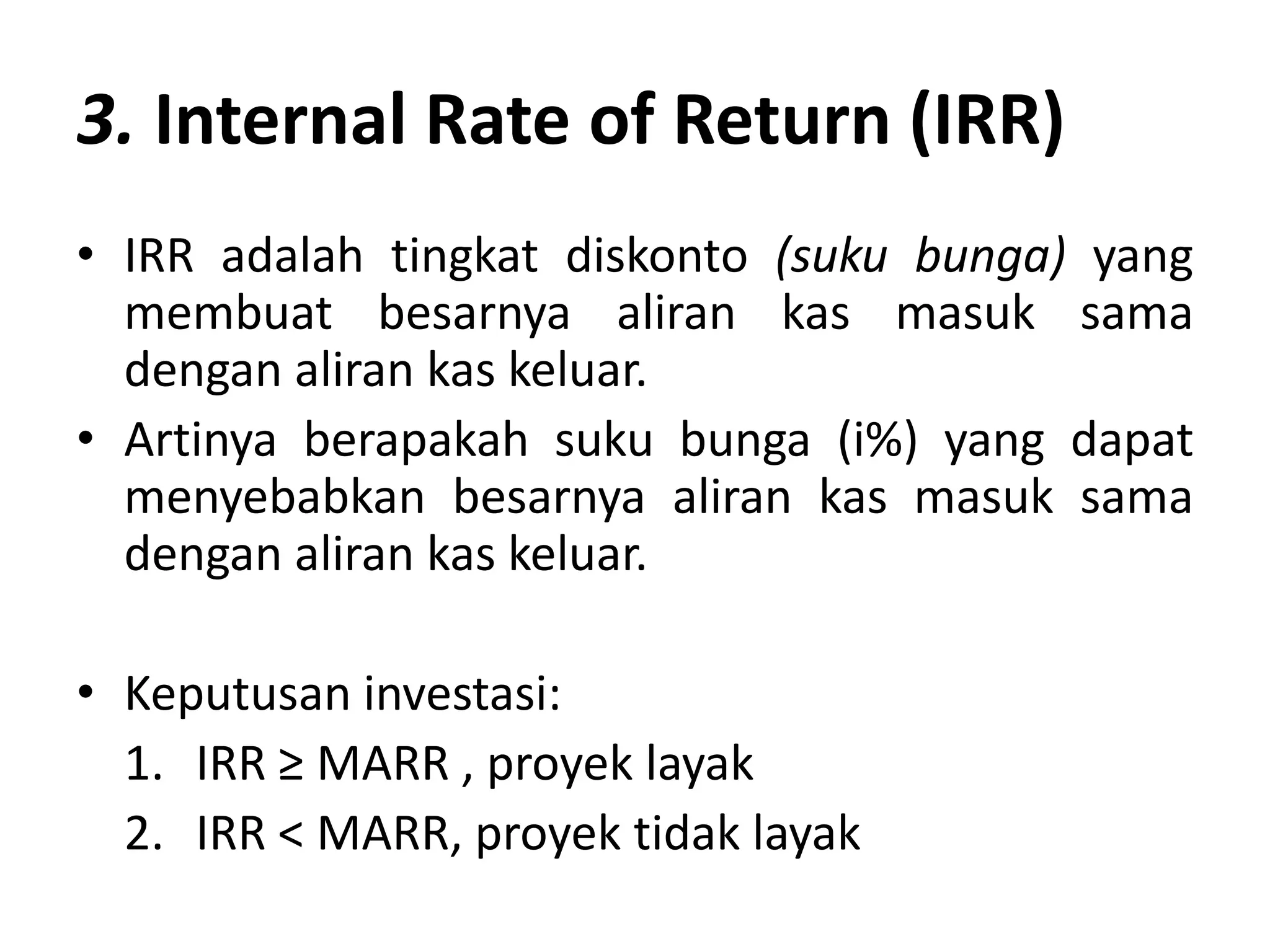 12 analisa kelayakan proyek | PDF