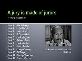 12 angry men esl film presentation | PPTX