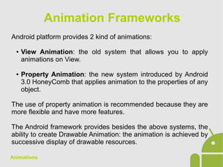 Android App Development - 12 animations | ODP | Computer Animation ...
