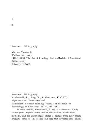 12Annotated BibliographyMariana TsucuneliW | PDF