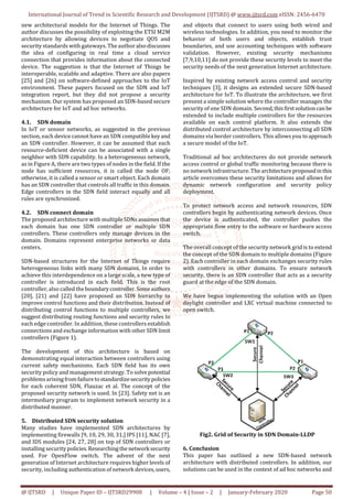 A Novel SDN Architecture for IoT Security | PDF | Operating Systems ...
