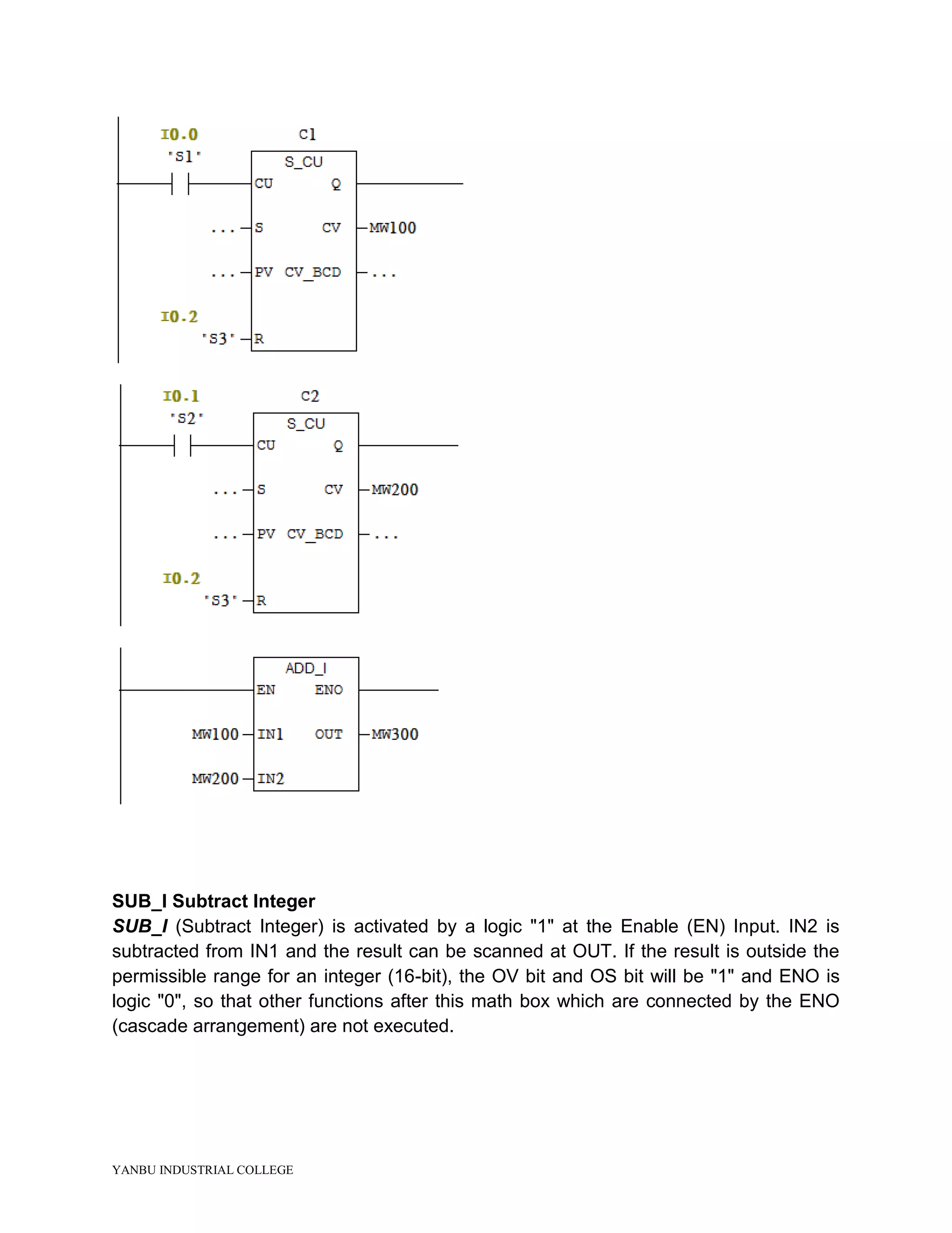 PLC arithmatic functions | PDF