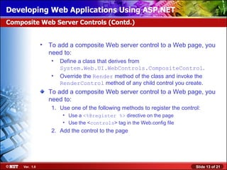 12 asp.net session17 | PPS | Web Design and HTML | Internet