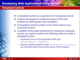 12 asp.net session17 | PPS | Web Design and HTML | Internet
