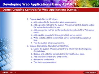 12 asp.net session17 | PPS | Web Design and HTML | Internet