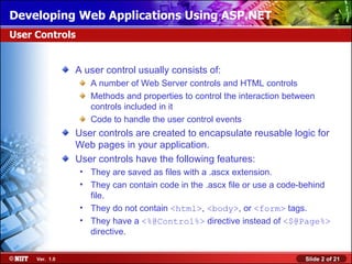 12 asp.net session17 | PPS | Web Design and HTML | Internet