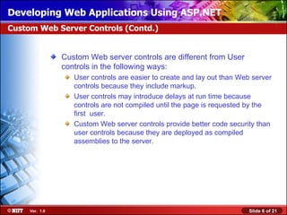 12 asp.net session17 | PPS | Web Design and HTML | Internet