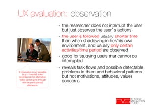 PxS'12 - week 12 - ux evaluation | PDF