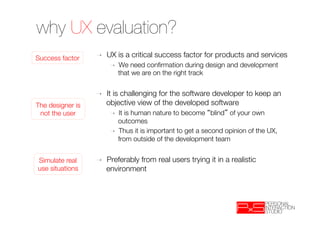 PxS'12 - week 12 - ux evaluation | PDF