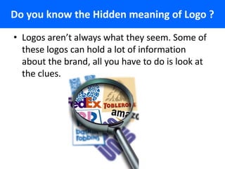12 awesome logos with hidden meaning | PDF