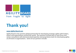 Agility Board I Introduction | PPTX