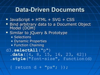 Data Visualizations with D3 | PPT