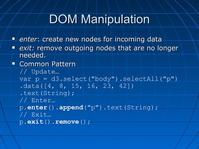 Data Visualizations with D3 | PPT