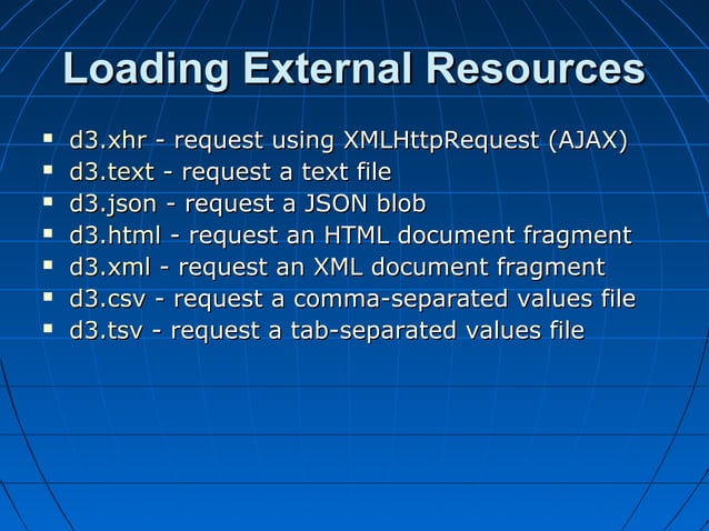 Data Visualizations with D3 | PPT