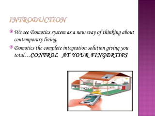 Domotics | PPT