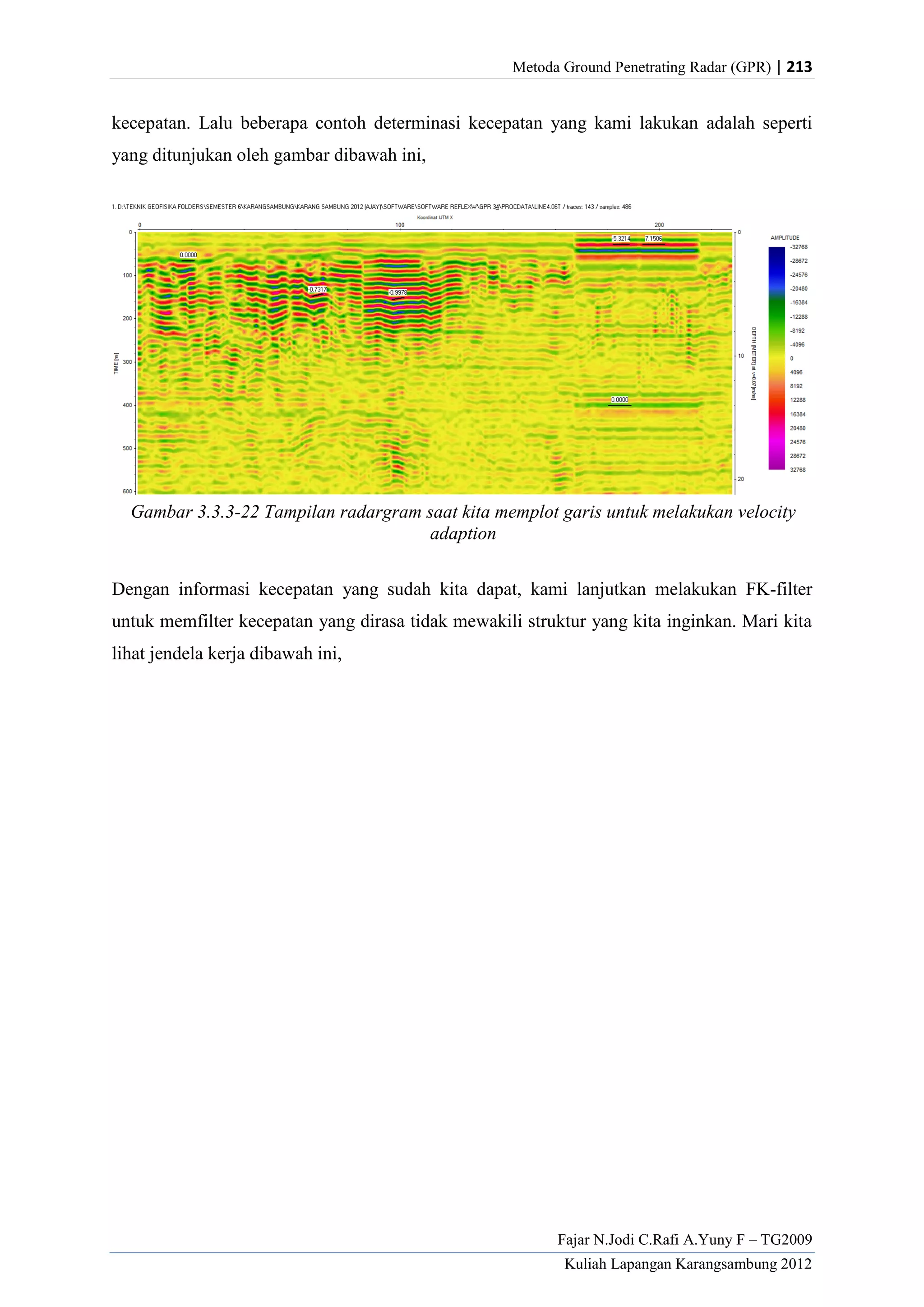 Pengolahan Data GPR KARSAM 2012 | PDF