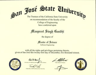 SJSU Degree | PDF